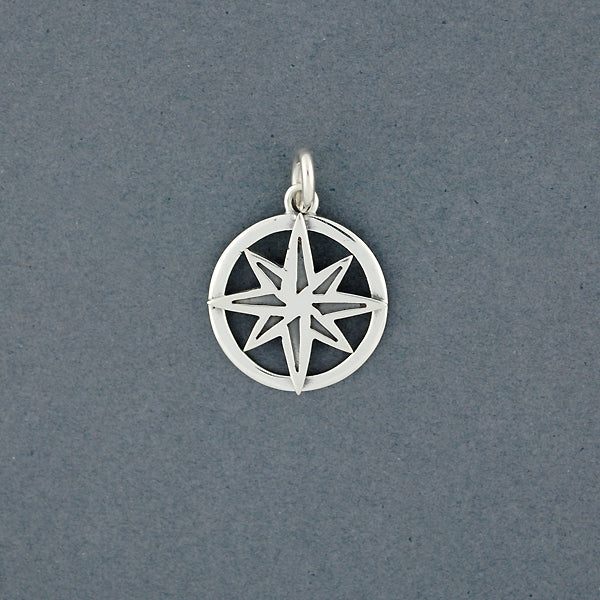 Exclusive Rhode Island Compass Rose Charm – Green River Silver Co.