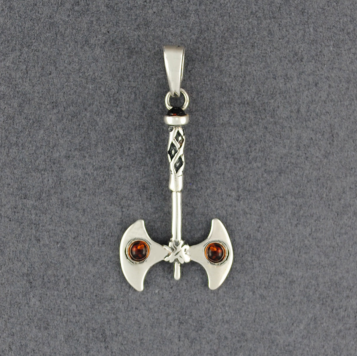 Amber Axe Pendant – Green River Silver Co.