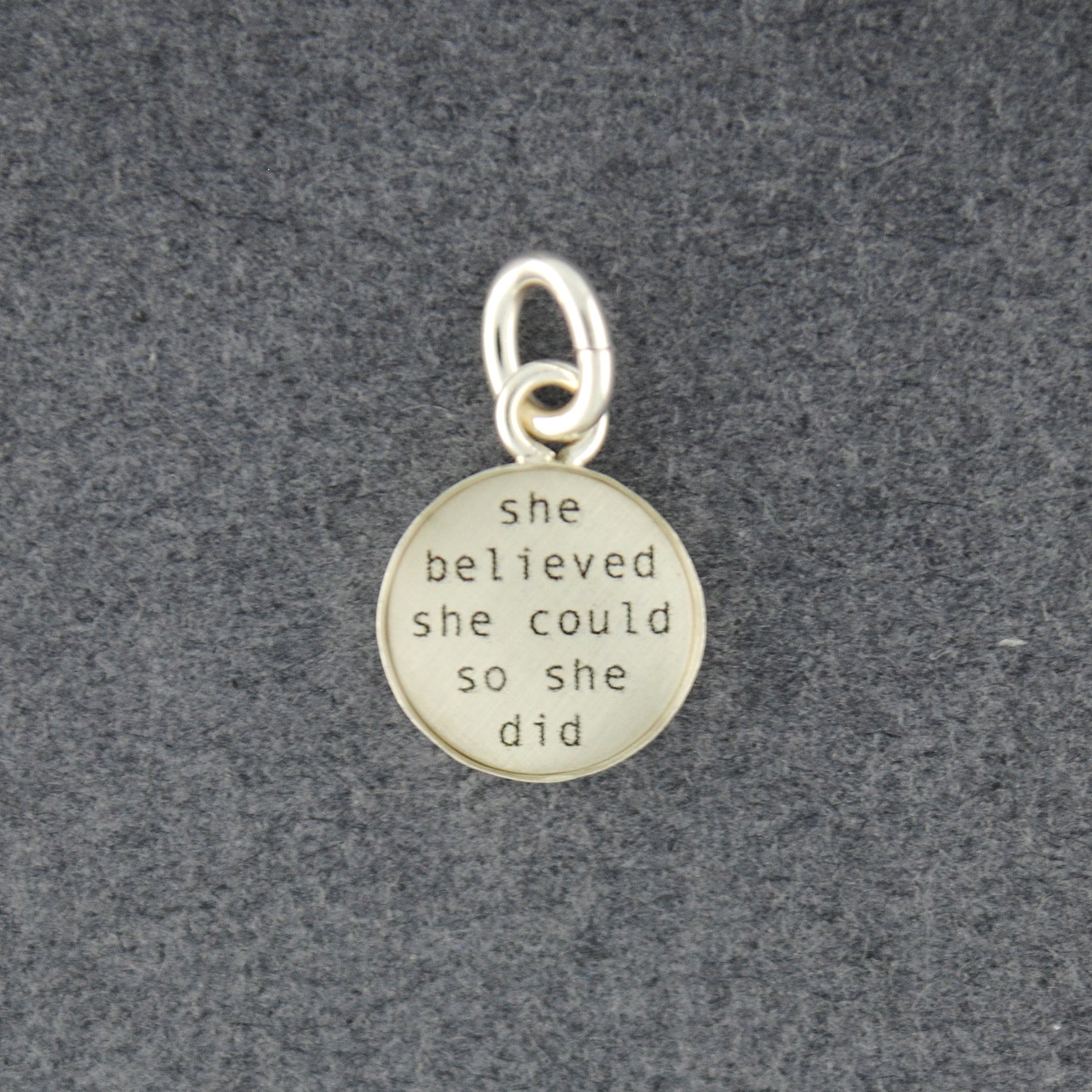 Sterling Silver She Believed – Green River Silver Co.